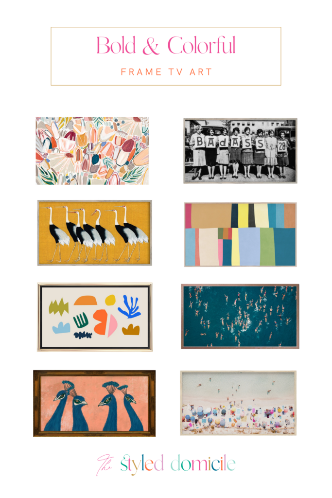 8 Colorful and Bold Frame TV Artwork Options